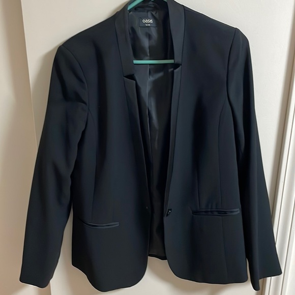 Oasis | Jackets & Coats | Oasis Blazer In Black | Poshmark